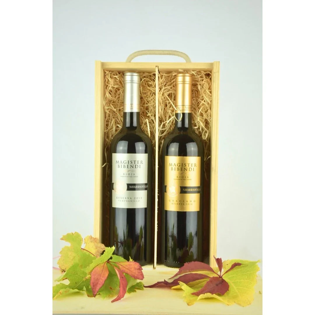 Rioja Reserva Organic Wine 2 bottle Gift Set in Wood – www ...